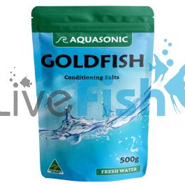 Aquasonic Goldfish Conditioning Salts 500gm Bag "Delivered to your door ...